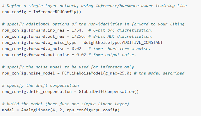 How to train a network without noise and inference with noise · Issue #273 · IBM/aihwkit · GitHub
