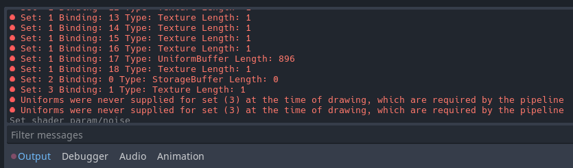 Error message using a sampler2D uniform in a shader code · Issue #55046 · godotengine/godot · GitHub