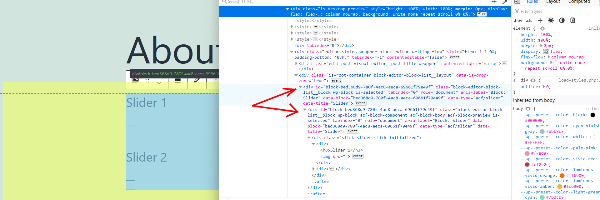 [ACF 6.0 RC1] Duplicated block container ID in Gutenberg editor · Issue ...