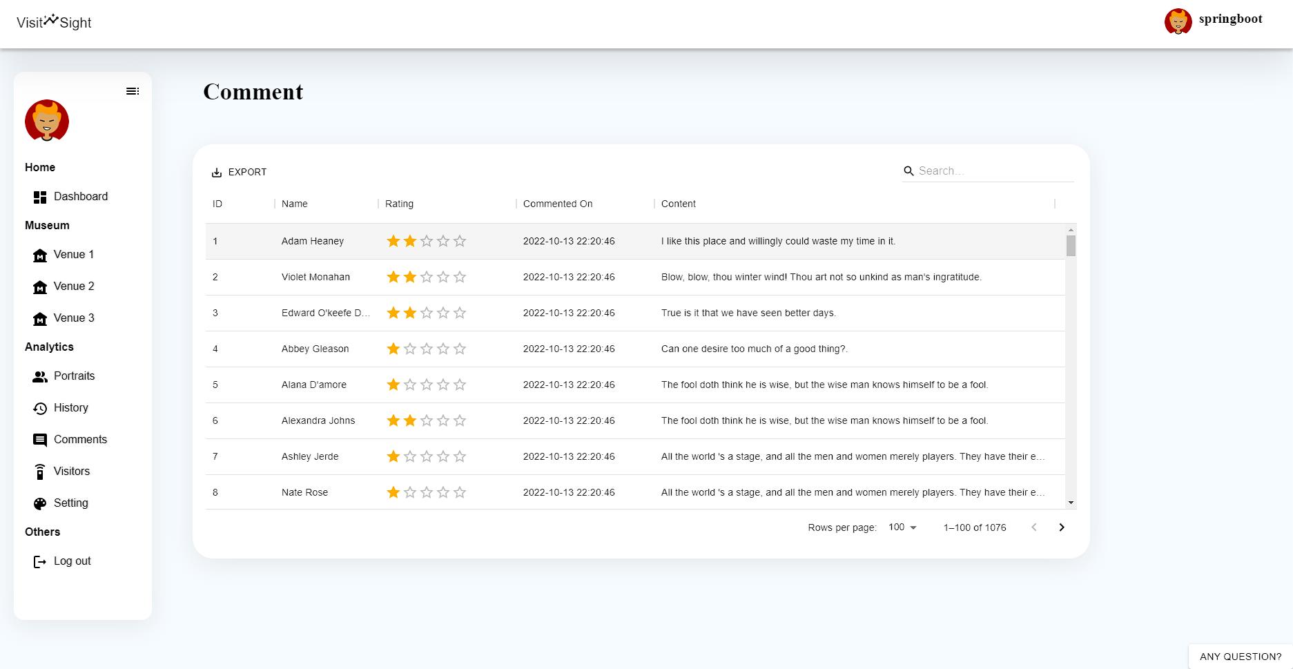 GitHub - djl-win/Visit-Sight-platform