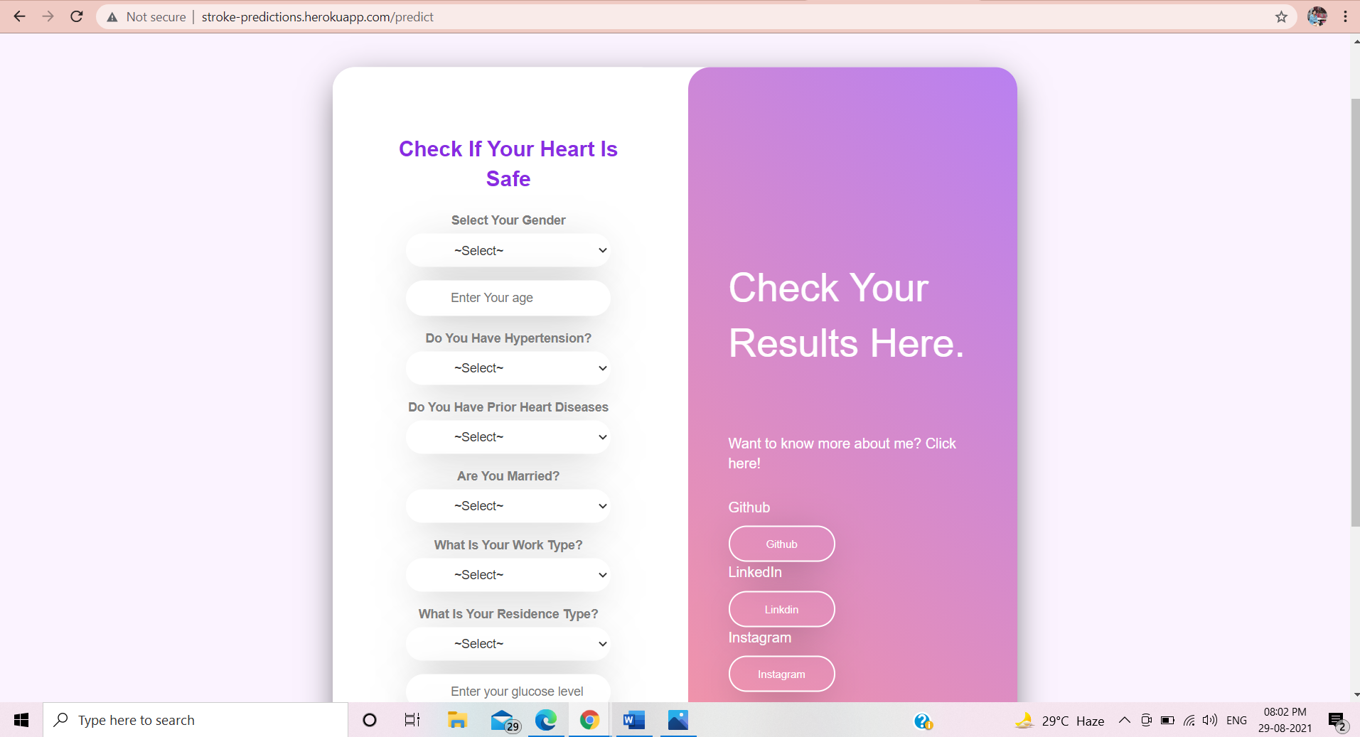 GitHub - AartiM20/Stroke-Prediction