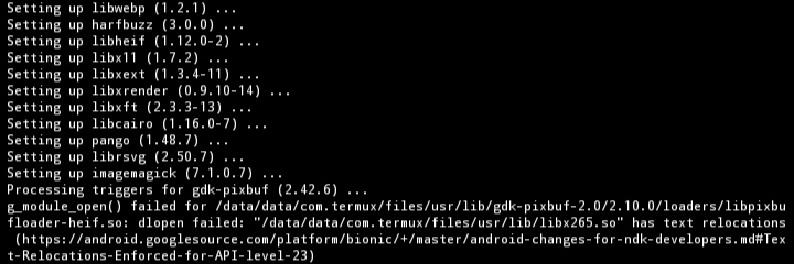 [Bug]: CANNOT LINK EXECUTABLE · Issue #7586 · termux/termux-packages · GitHub