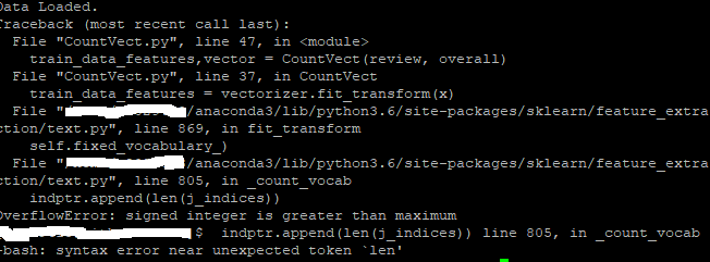 sklearn 0.19.1 OverflowError: signed integer is greater than maximum · Issue #10937 · scikit ...