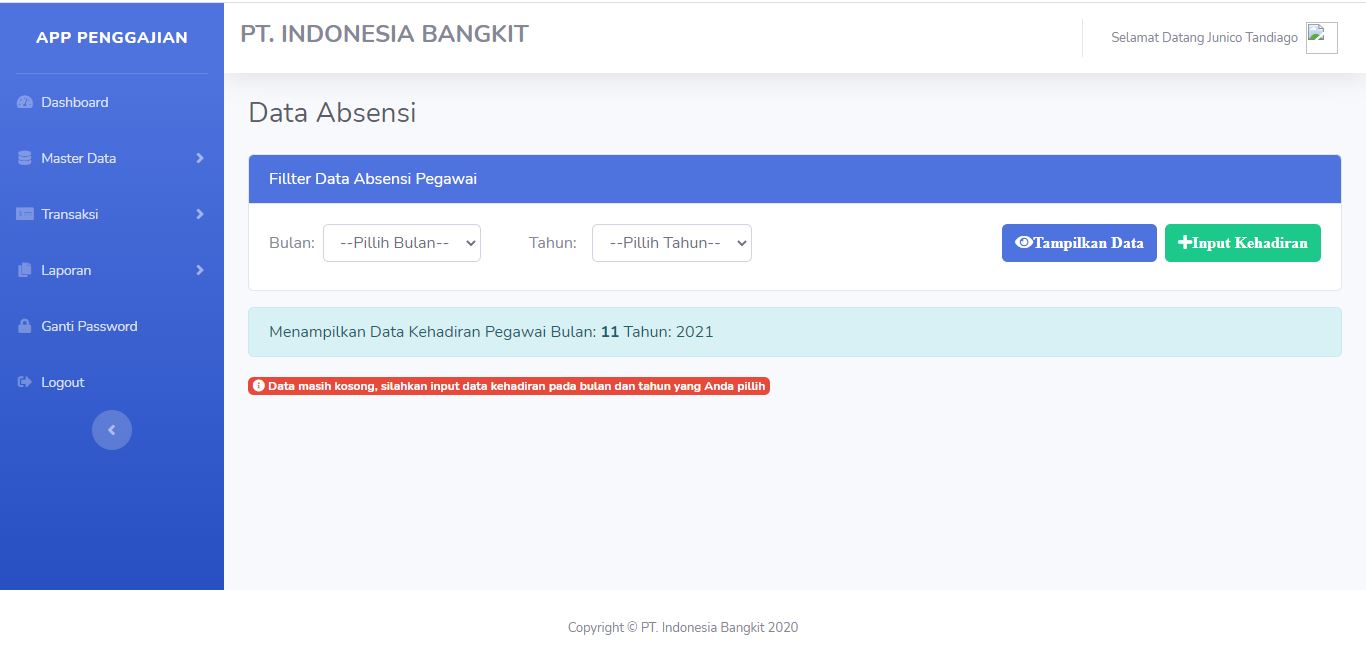 GitHub - junicotandiago198/WebPenggajianCi: Web Penggajian Karyawan yang dibuat menggunakan ...