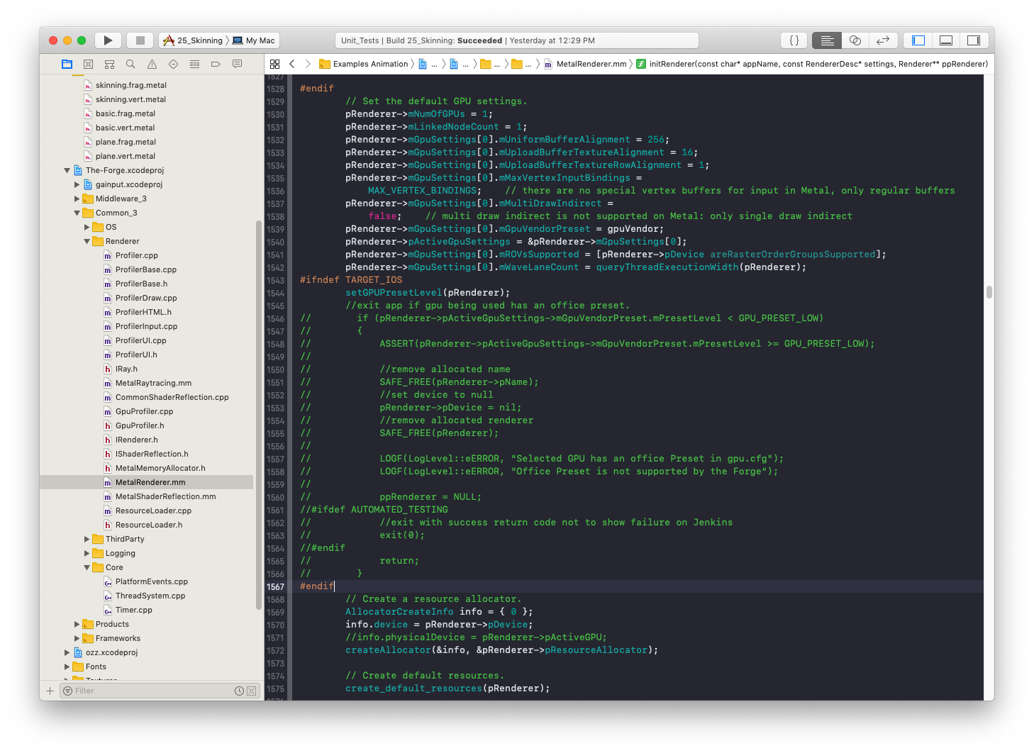 25 Skinning can't run on Macbook Pro. · Issue #127 · ConfettiFX/The-Forge · GitHub