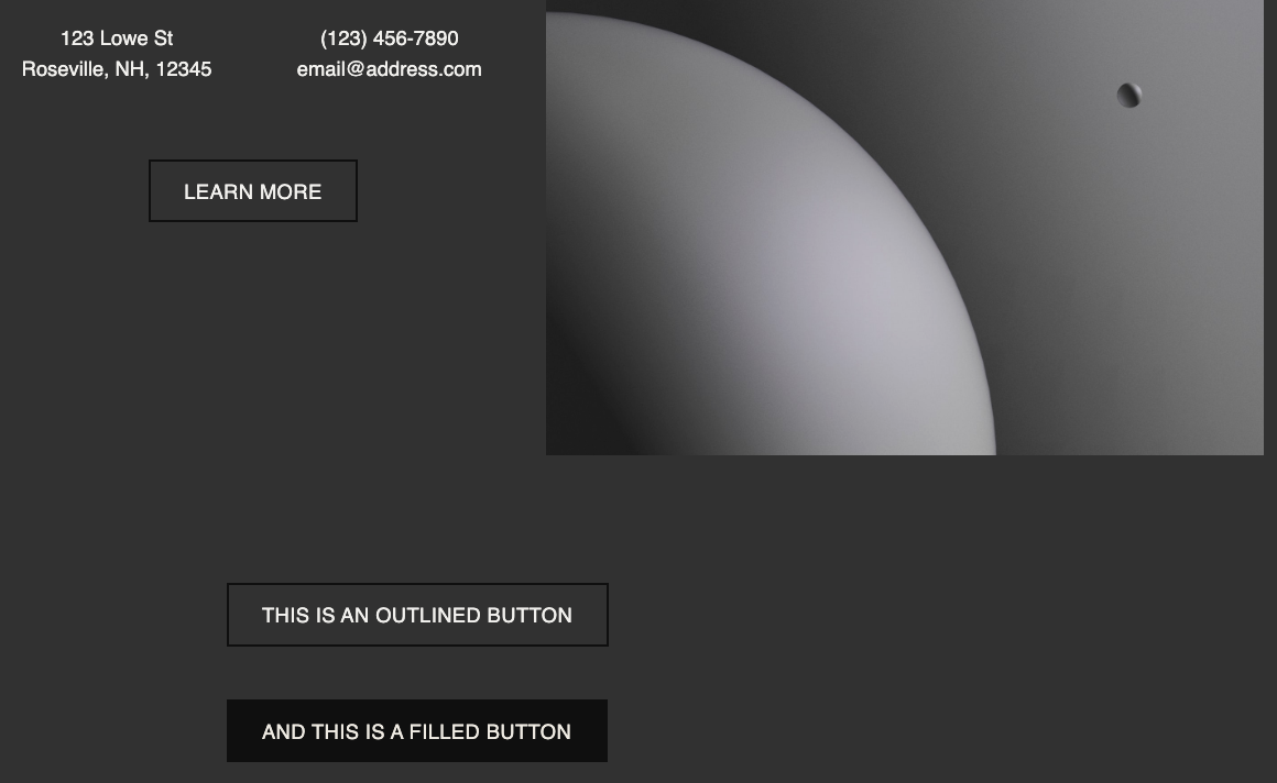Outlined buttons on dark background colors nearly invisible if regular button also has a dark ...