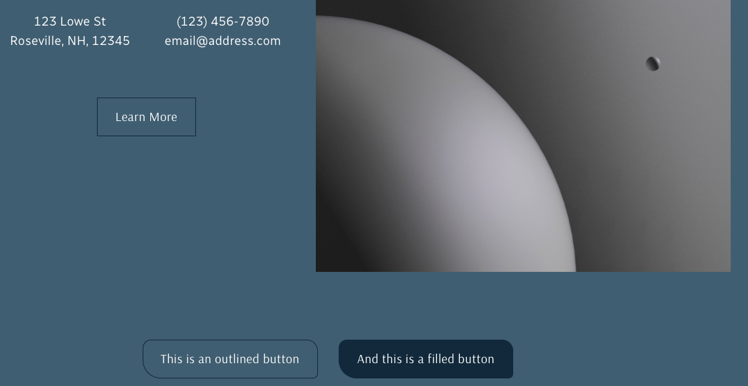 Outlined buttons on dark background colors nearly invisible if regular button also has a dark ...