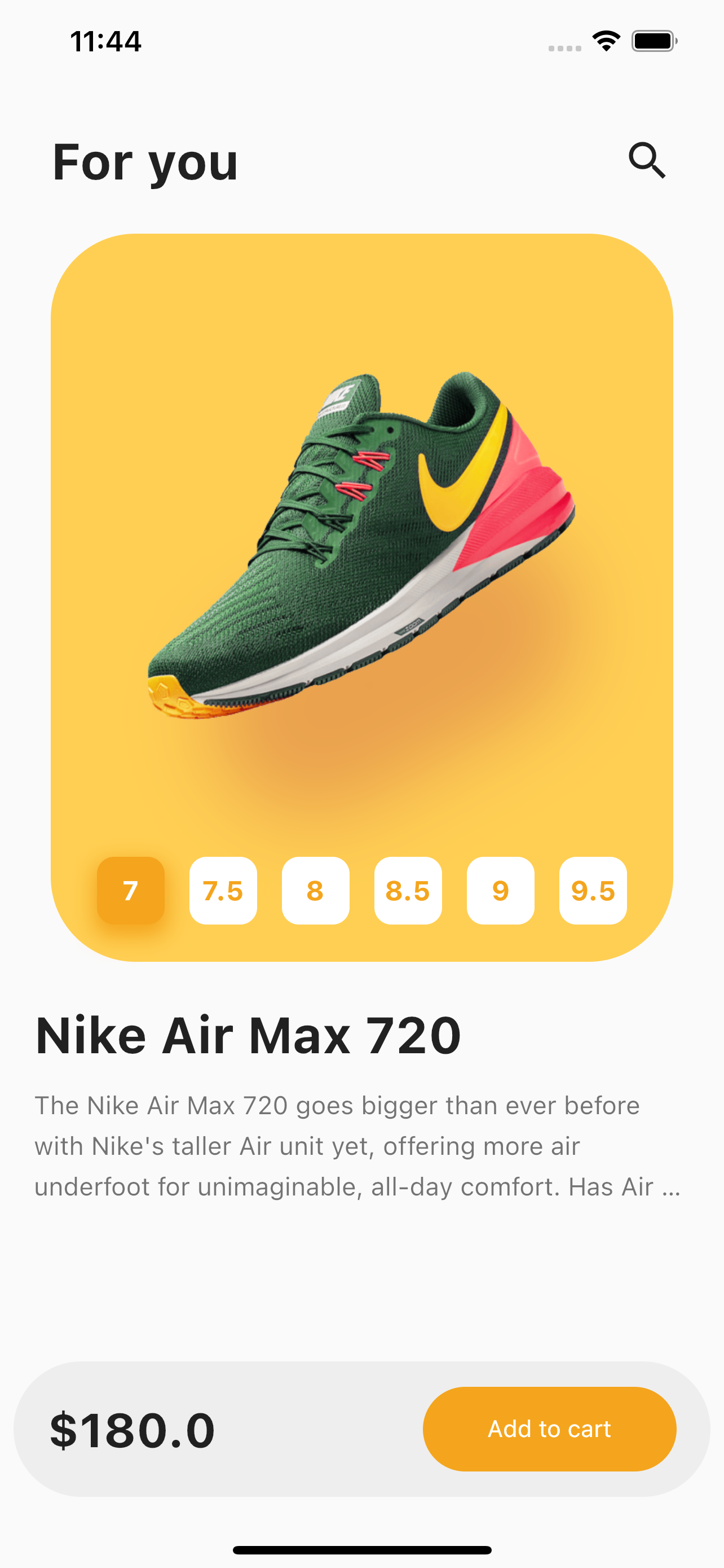 GitHub - antonio-carrizosa/shoes-app-ui: A Flutter Shoes App UI Design