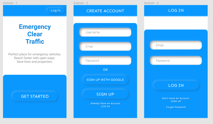 Feat: Make UI for an emergency traffic clear app (idea-4) · Issue #54 ...
