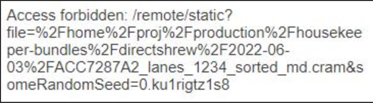 Access To Cram Issue · Issue 3387 · Clinical Genomics Scout · Github