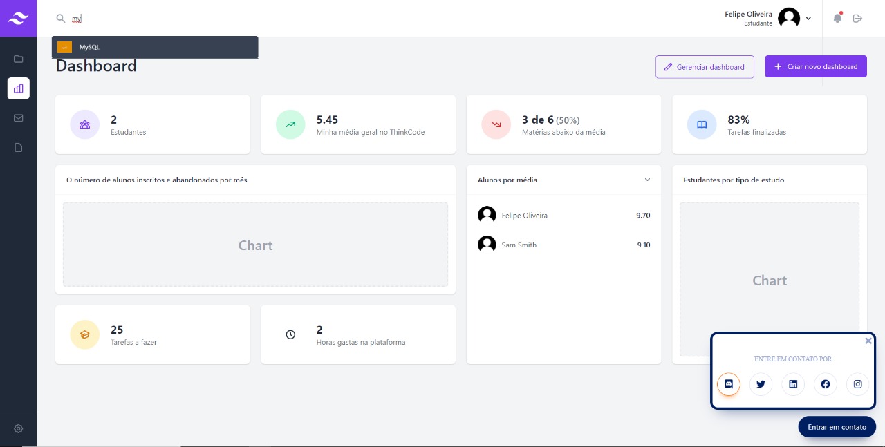 GitHub - felipebrsk/thinkcode: Courses platform with Laravel and Tailwind, features of Alpine.Js.