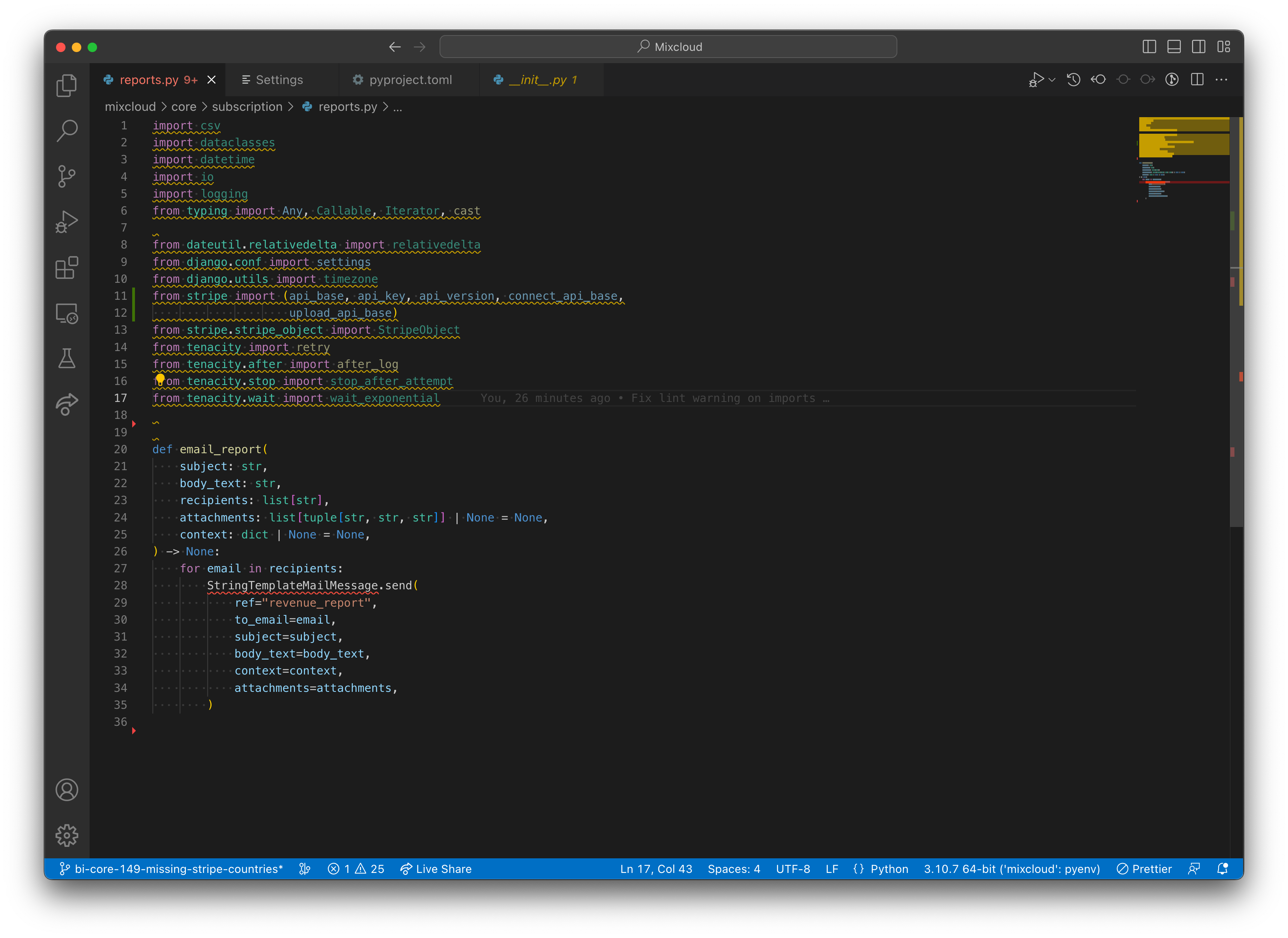 Auto-fixing sometimes leaves junk at the end of a file when the end ...