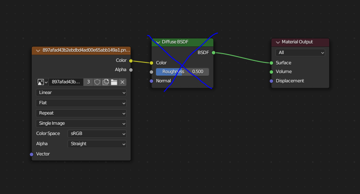 Blender model doesn't have materials imported unless using Principled BSDF (due to glTF exporter ...