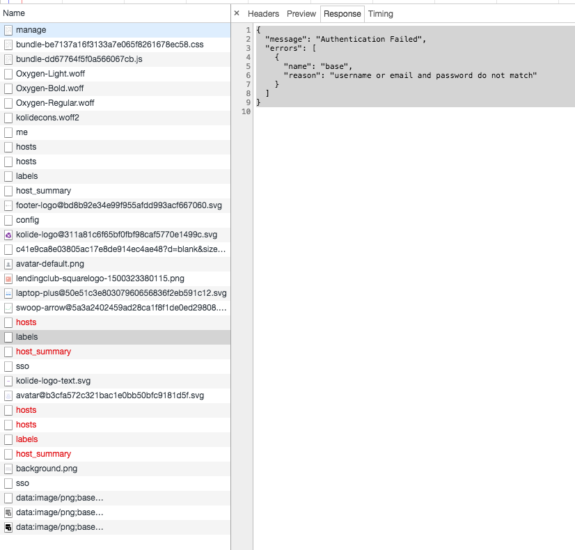 401 Unauthorized errors log me out of the web GUI · Issue #1796 · kolide/fleet · GitHub