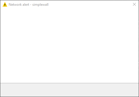 Blank Network alerts · Issue #1009 · henrypp/simplewall · GitHub