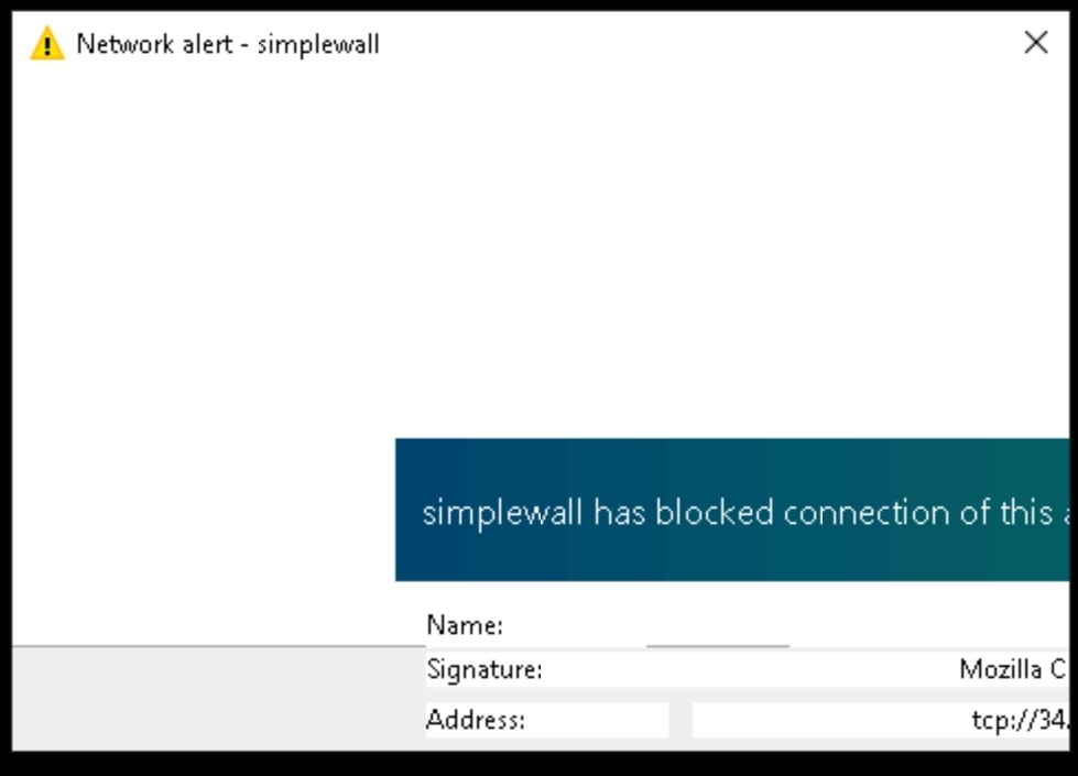 Blank Network alerts · Issue #1009 · henrypp/simplewall · GitHub