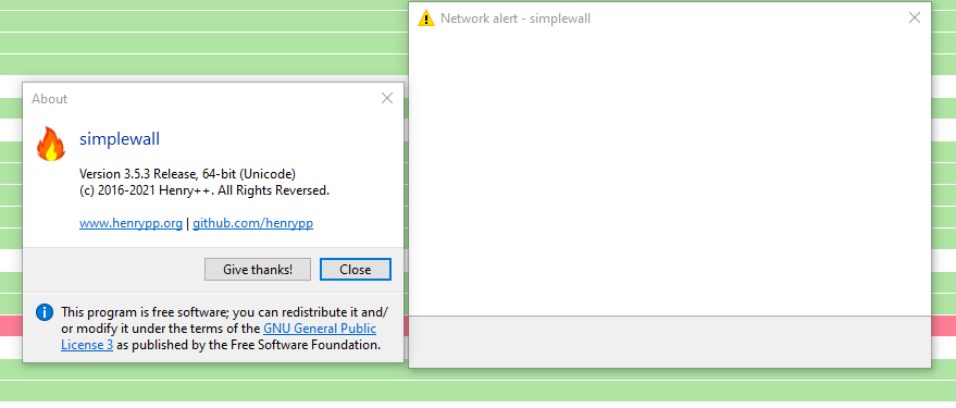 Blank Network alerts · Issue #1009 · henrypp/simplewall · GitHub