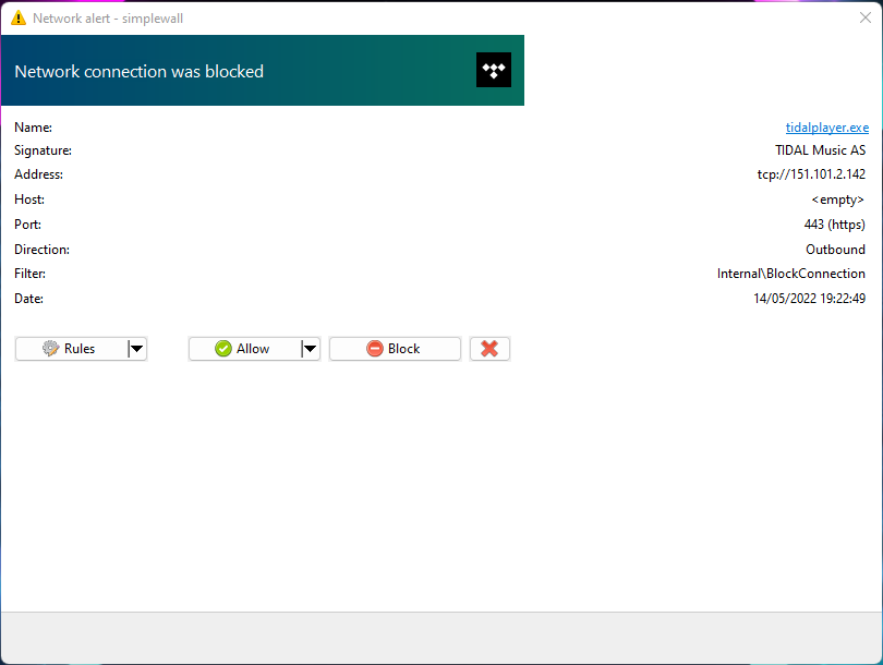 Blank Network alerts · Issue #1009 · henrypp/simplewall · GitHub