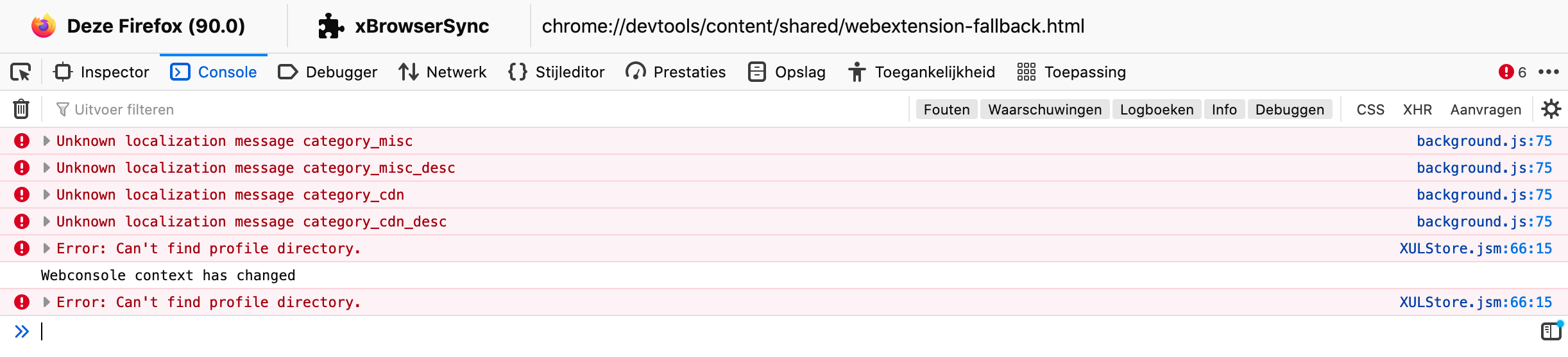 xBrowserSync add on viewing/graphical bug if placed in Firefox extra menu · Issue #312 ...