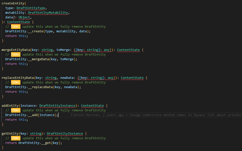 ContentState.js still uses DraftEntity internally in 0.11.0-beta · Issue #2043 · facebookarchive ...