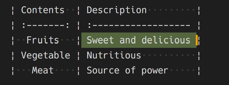 Support smart selection for Markdown table · Issue #1 · microsoft/vscode-markdown ...
