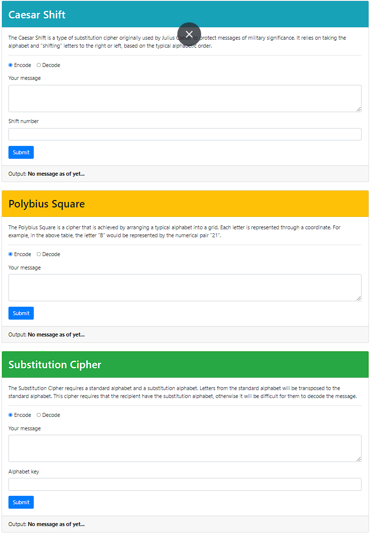 GitHub - adamdezsi/decoder-ring-challenge: A Thinkful challenge. I had so much fun playing with ...