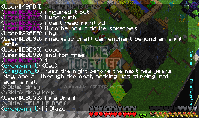 Invisible to chat and can't get banned · Issue #475 · CreeperHost/MineTogether · GitHub