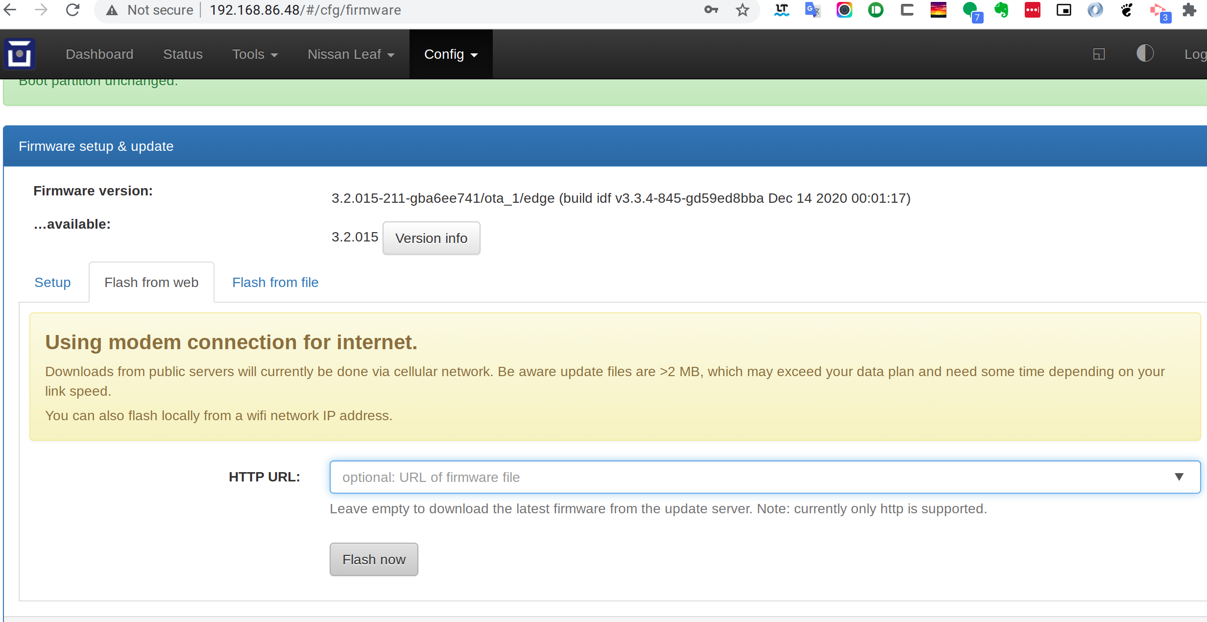Incorrect 'modem connection' message when using WiFi · Issue #494 ...