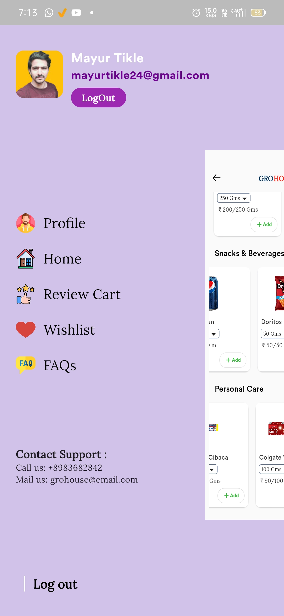 GitHub - Mayurtikle24/grohouse_grocery_delivery_app_flutter: GroHouse-Online Grocery Store.