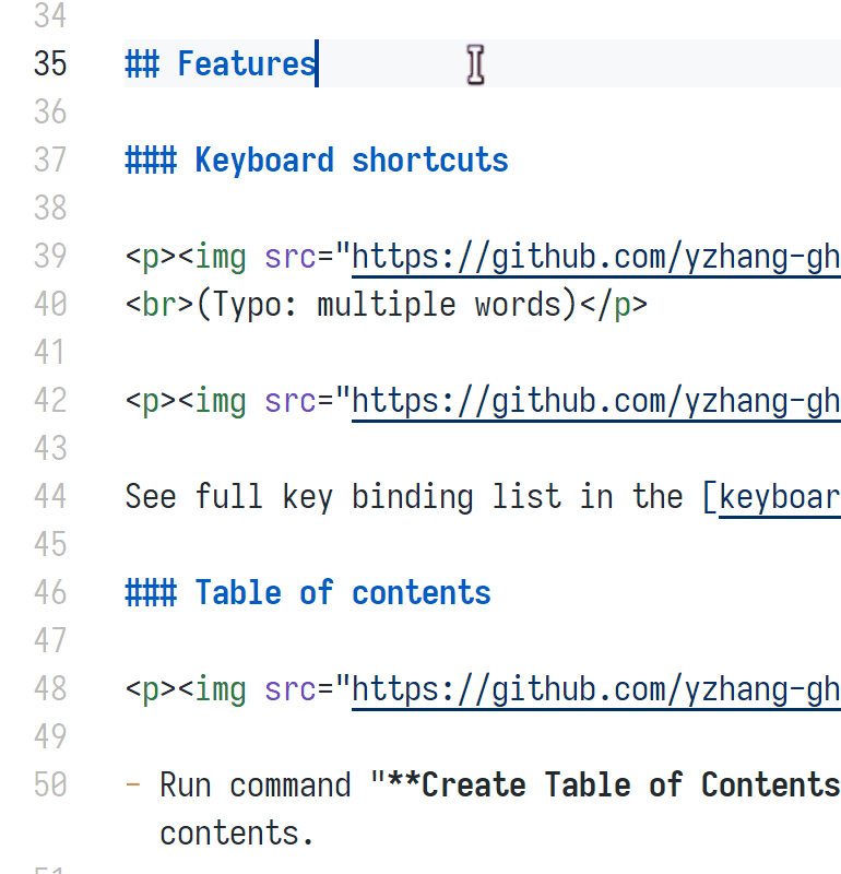 Code folding of headers in editor · Issue #72 · yzhang-gh/vscode-markdown · GitHub