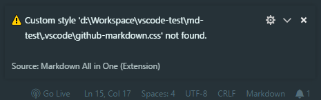 "Print to HTML" failed due to CSS loading error · Issue #113 · yzhang-gh/vscode-markdown · GitHub