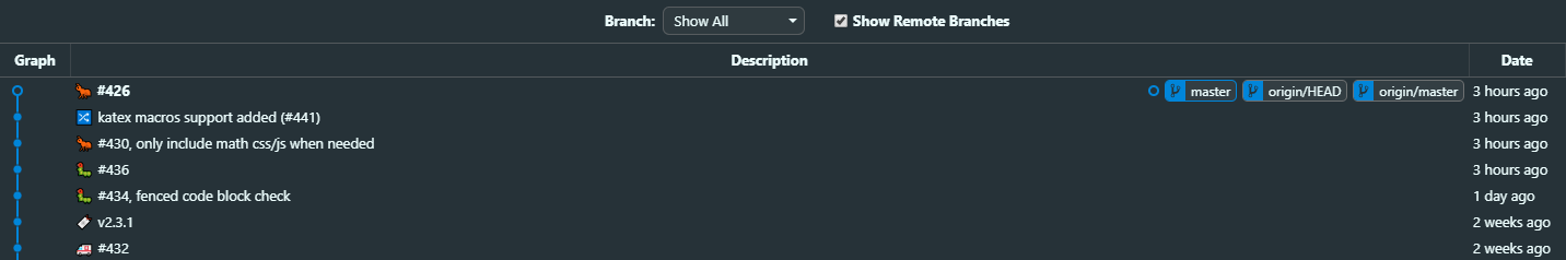 UI: move branch name to a separate column · Issue #71 · mhutchie/vscode-git-graph · GitHub