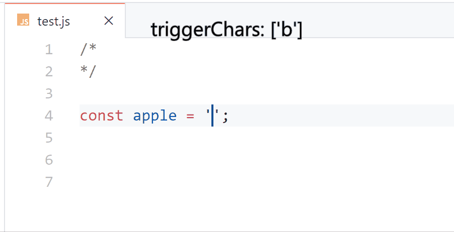 [Dev question] completionItemProvider triggerChars · Issue #101333 ...