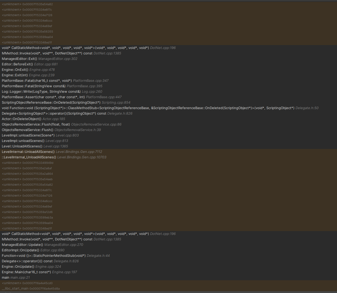 [LINUX BUG] Exception when exiting game mode · Issue #1920 · FlaxEngine/FlaxEngine · GitHub