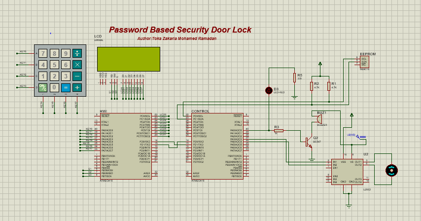 Github Toka Zakariapasswordbaseddoorlocker Password Based Security Door Lock Based On 2 