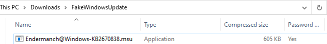 Password for FakeWindowsUpdate? · Issue #103 · Endermanch/MalwareDatabase · GitHub