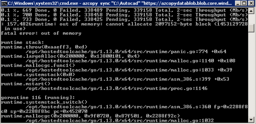 Azcopy Fails After 03 · Issue 1278 · Azure Azure Storage Azcopy · Github