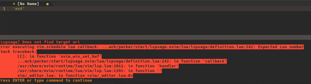 peek_definition error: [Lspsaga] Does not find target uri · Issue #772 · nvimdev/lspsaga.nvim ...