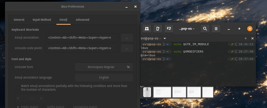 Remapping CTRL+SHIFT+U doesn't unbind original keybind · Issue #2163 · ibus/ibus · GitHub