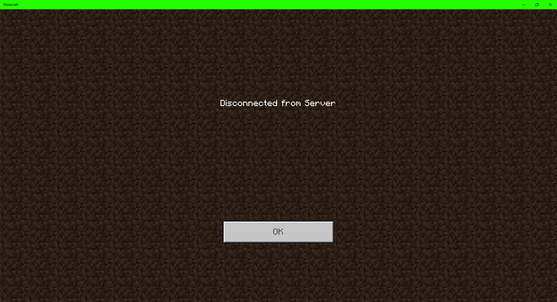 The Ban and Kick disconnect screen doesnt work. Same with the rejoin ...