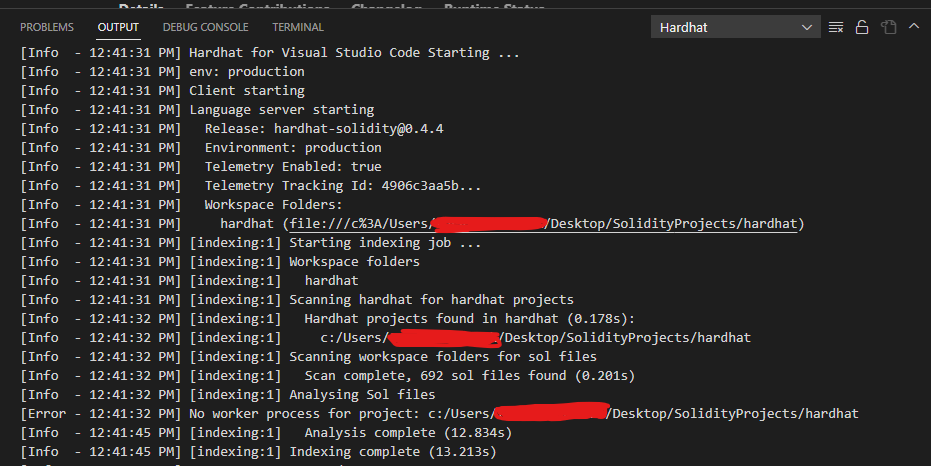 High cpu usage in VSCODE with the plugin "Solidity + Hardhat v0.4.4" · Issue #214 ...