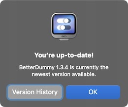Update dialog says "BetterDummy" · Issue #1138 · waydabber/BetterDisplay · GitHub