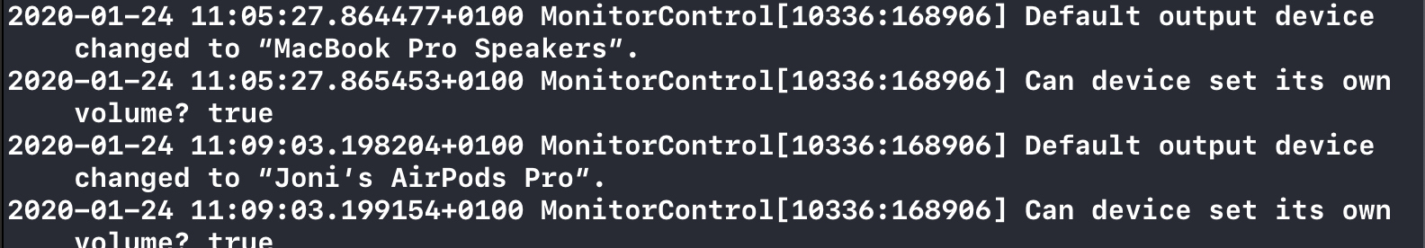 Issue detecting the output device · Issue #172 · MonitorControl ...