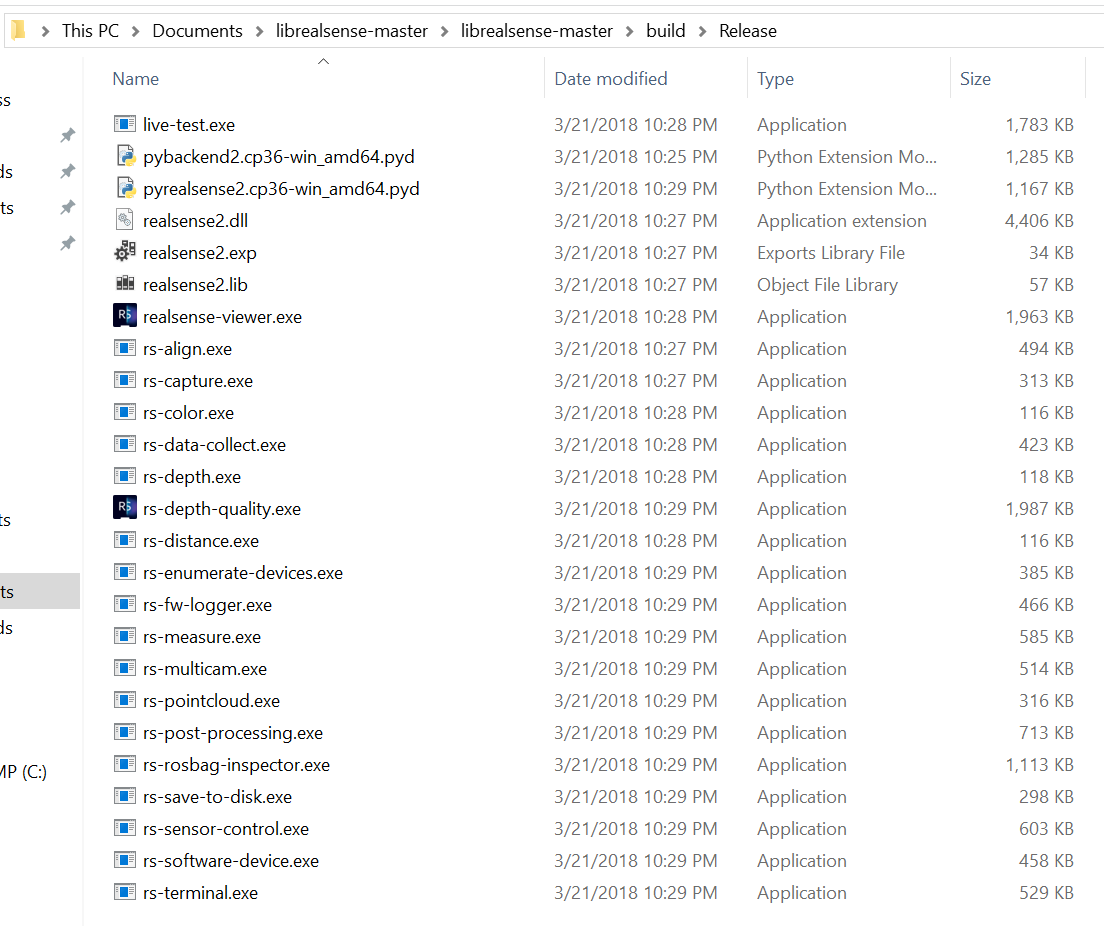 no pyrealsense2.pyd after building pyrealsense2 project · Issue #1415 · IntelRealSense ...
