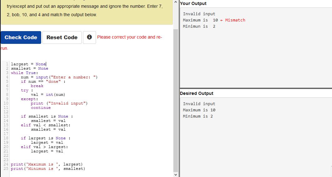 [Coursera] Python for everybody 5.2 Assignment · GitHub