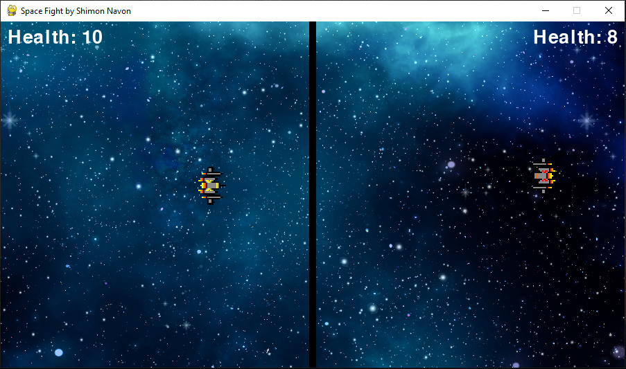 GitHub - ShimonNavon/Space-Fight-2-Player-Game: Fun shooting game - the ...
