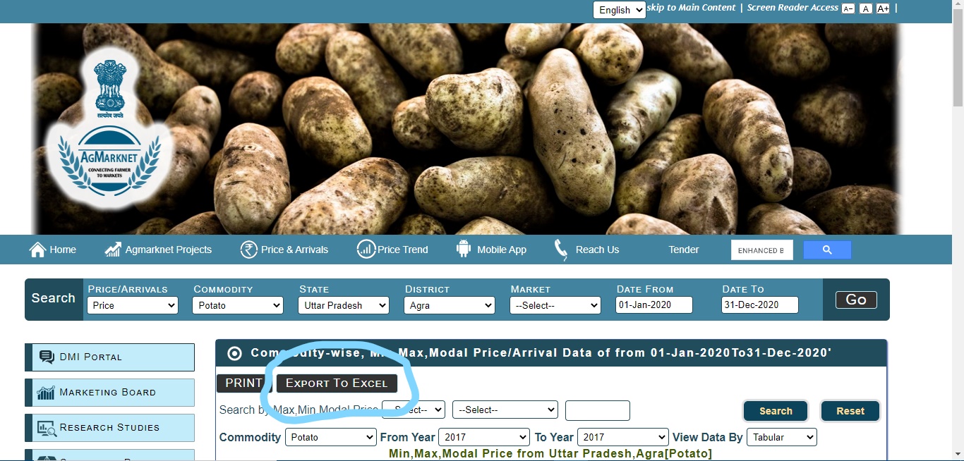 GitHub - saqib-alharab/Agmarknet-Analysis