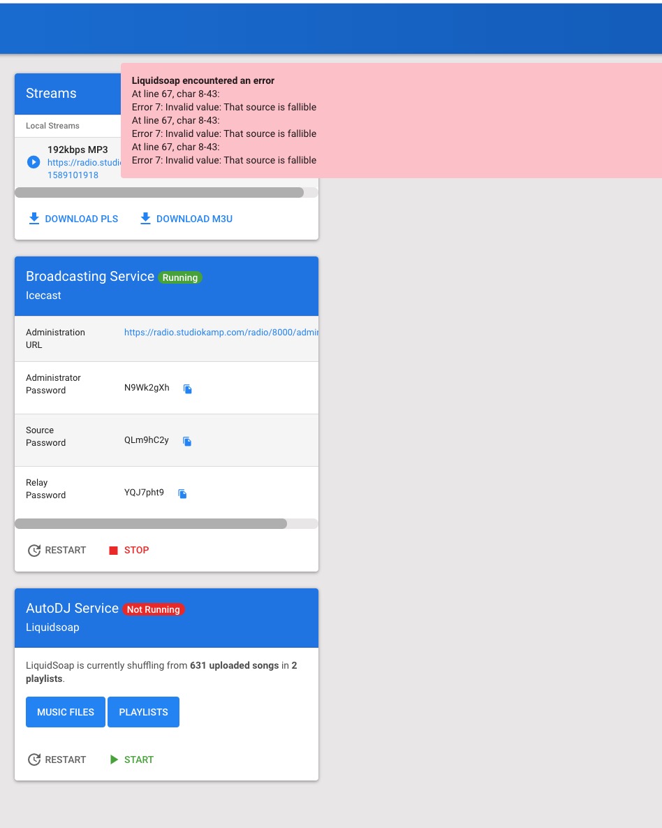 crossfade duration not updated via API / Azuracast · Issue #1152 · savonet/liquidsoap · GitHub