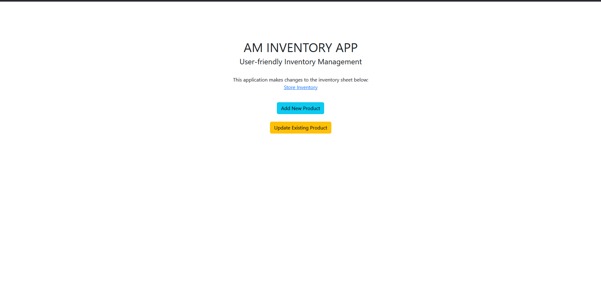 GitHub - anaiscmateus/InventoryManagementApp: This application is an ...