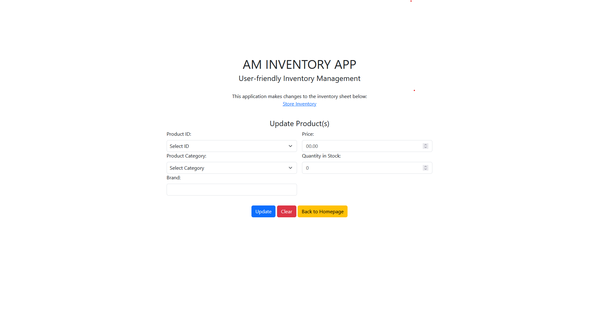 GitHub - anaiscmateus/InventoryManagementApp: This application is an ...